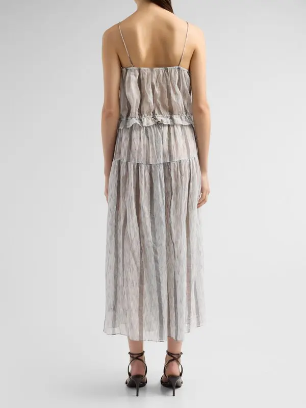 Ulla Johnson Almia Striped Cover-up Midi Skirt