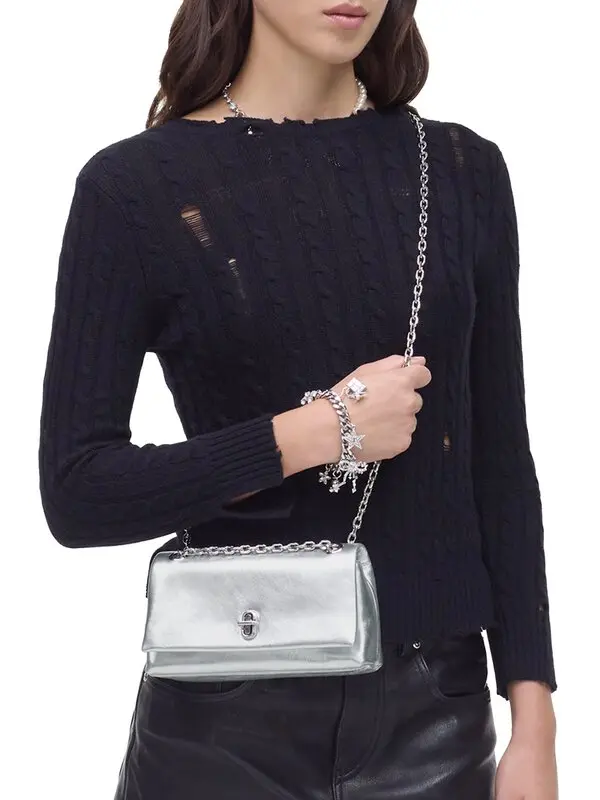 Marc Jacobs The Metallic Dual Chain Wallet