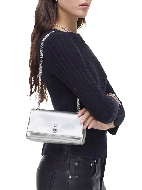 Marc Jacobs The Metallic Dual Chain Wallet