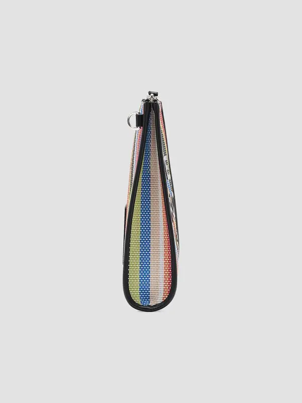 Marc Jacobs The Stripe Mesh Large Pouch - Red Multi