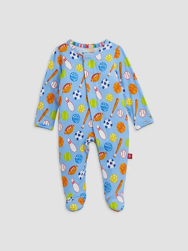 MAGNETIC ME Baby's Sports-print Footie