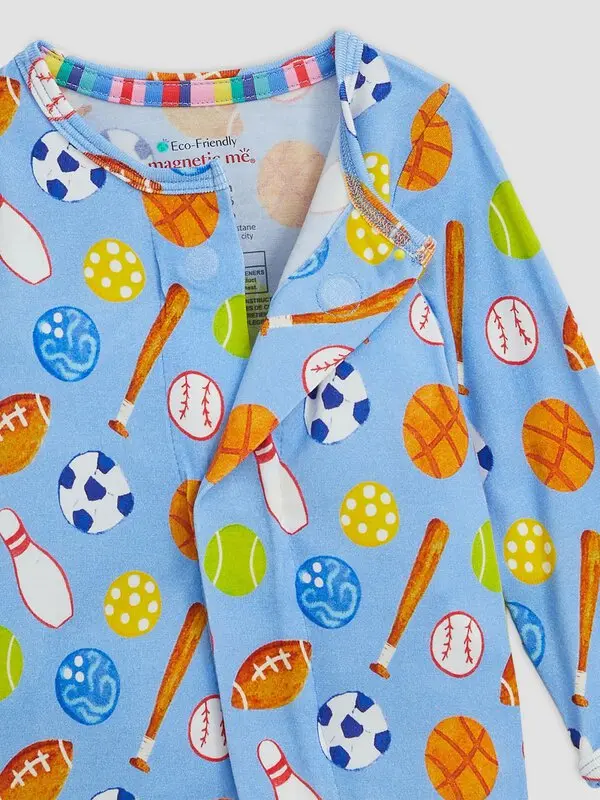 MAGNETIC ME Baby's Sports-print Footie
