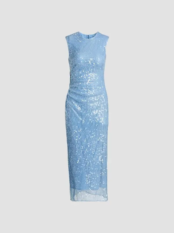 Veronica Beard Kimberly Sequined Sheath Midi-dress