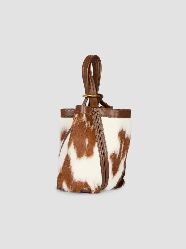 Chloé Spin Small Calf Hair Tote Bag