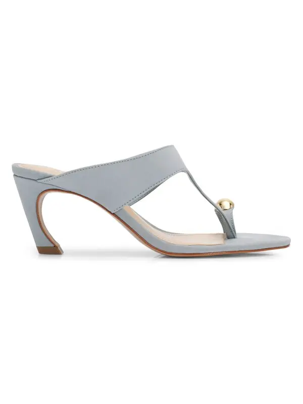 Schutz Maisie Embellished 70mm Sandals - Light Azure