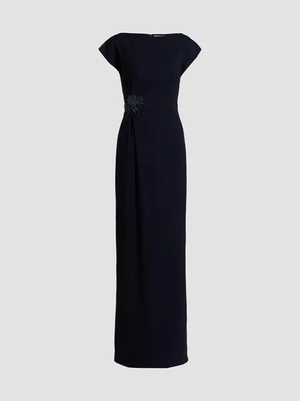 SACHIN BABI Kelly Embellished Stretch-crepe Column Gown