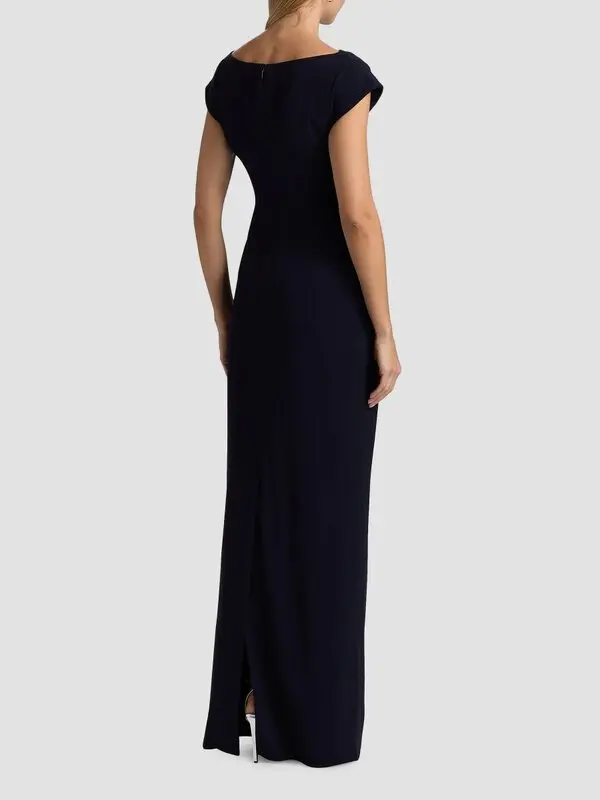SACHIN BABI Kelly Embellished Stretch-crepe Column Gown