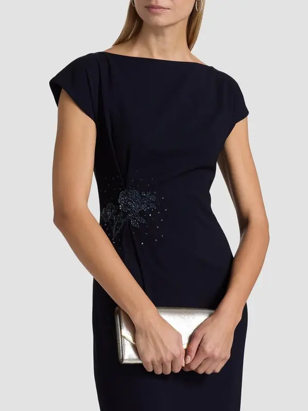 SACHIN BABI Kelly Embellished Stretch-crepe Column Gown
