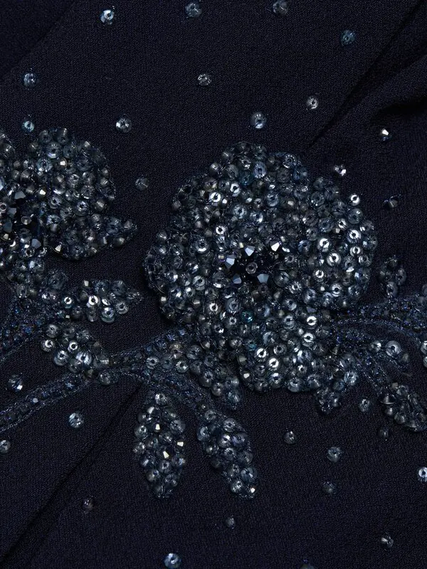 SACHIN BABI Kelly Embellished Stretch-crepe Column Gown
