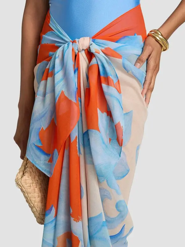 MILLY Canopee Graphic Sarong