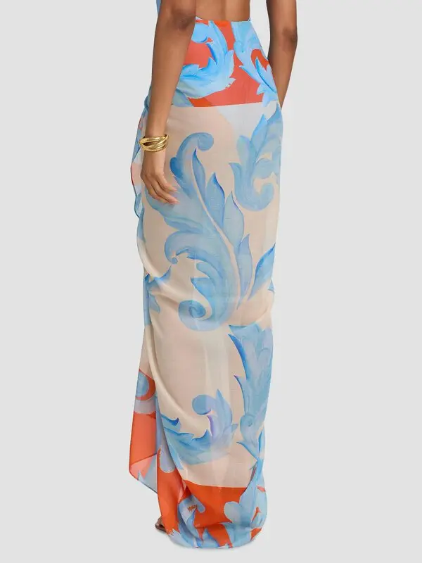 MILLY Canopee Graphic Sarong