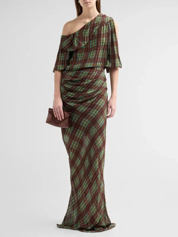 Dries Van Noten Small Crinkled Leather Envelope Bag