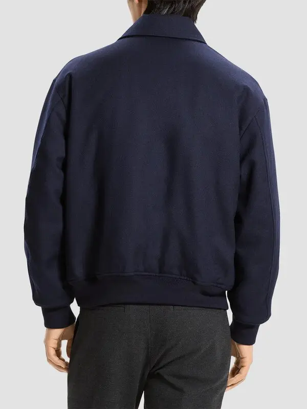 Theory Modern Aviator Wool Jacket