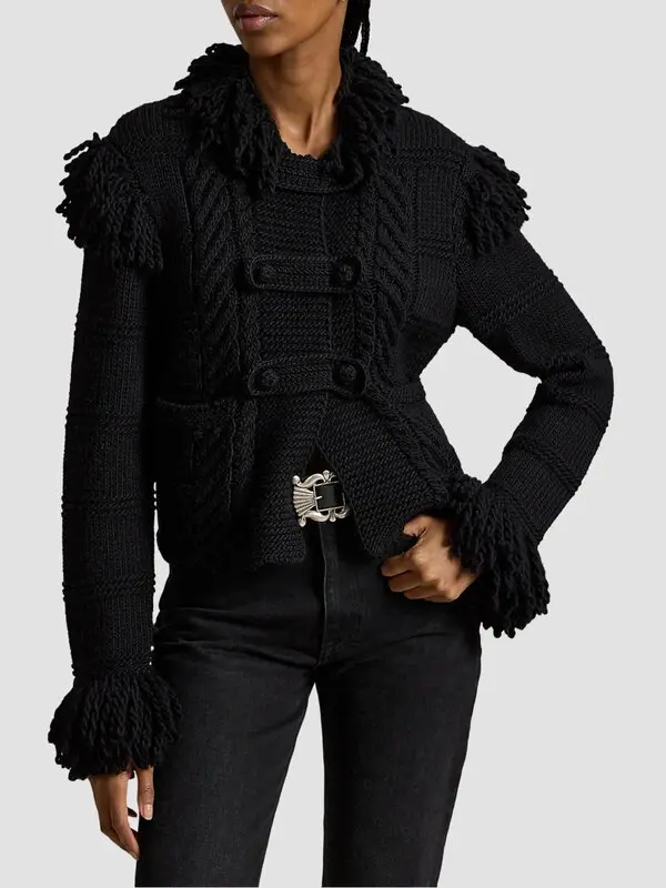 Polo Ralph Lauren Cable-knit Wool Cardigan