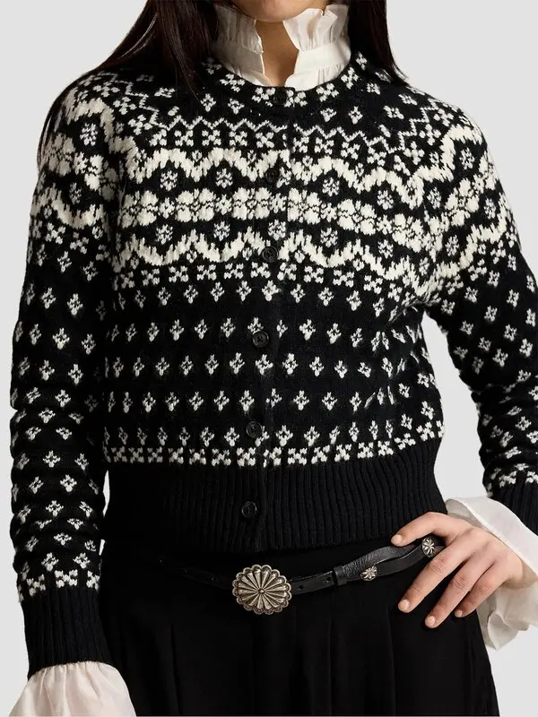 Polo Ralph Lauren Fair Isle-style Wool-blend Cardigan