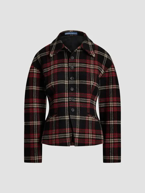 Polo Ralph Lauren Plaid Wool-blend Tweed Jacket