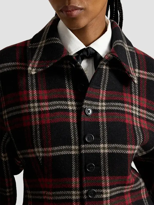 Polo Ralph Lauren Plaid Wool-blend Tweed Jacket