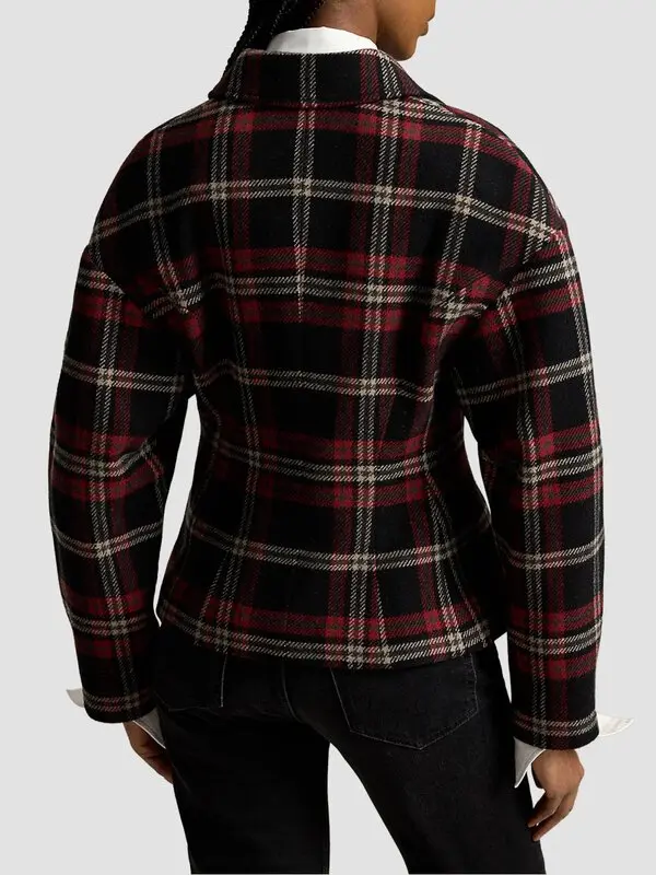 Polo Ralph Lauren Plaid Wool-blend Tweed Jacket