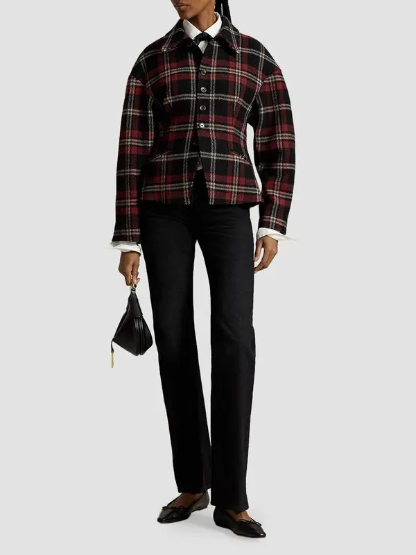 Polo Ralph Lauren Plaid Wool-blend Tweed Jacket