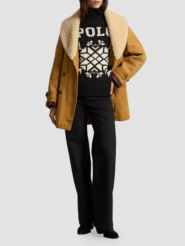 Polo Ralph Lauren Snowflake Turtleneck Wool-blend Sweater