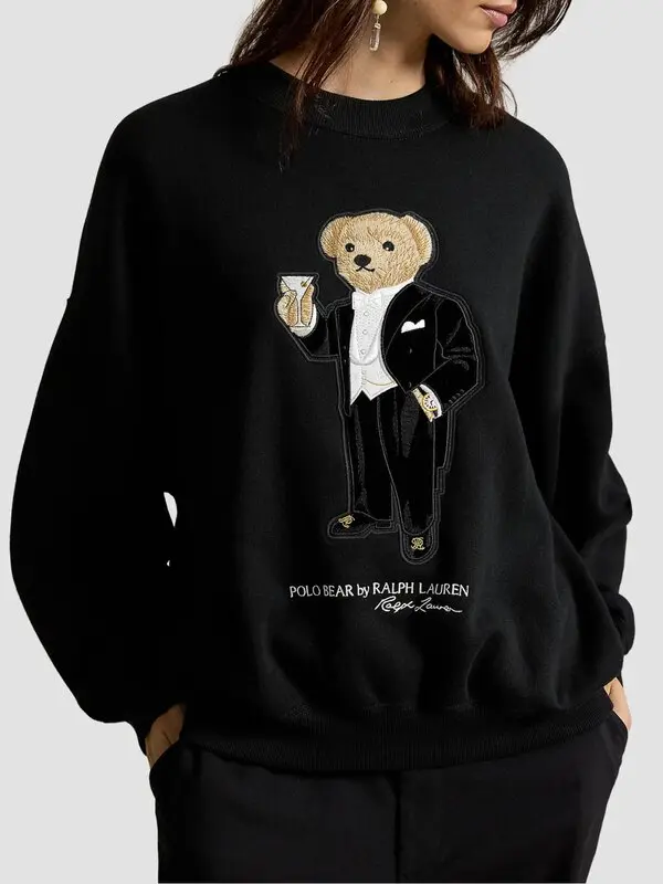 Polo Ralph Lauren Martini Polo Bear Cotton-blend Fleece Sweatshirt