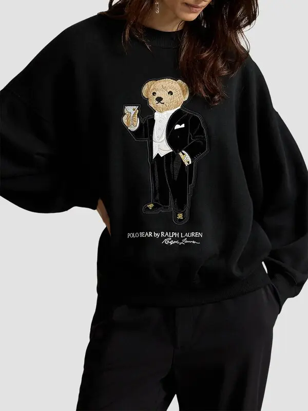 Polo Ralph Lauren Martini Polo Bear Cotton-blend Fleece Sweatshirt