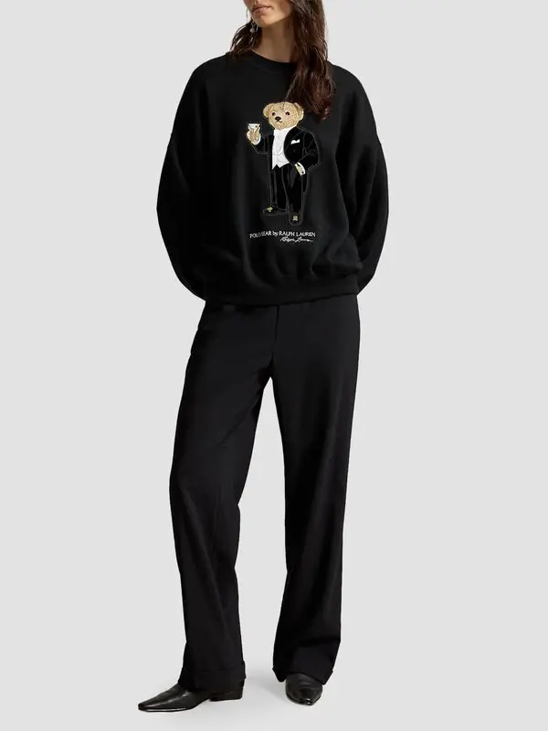 Polo Ralph Lauren Martini Polo Bear Cotton-blend Fleece Sweatshirt