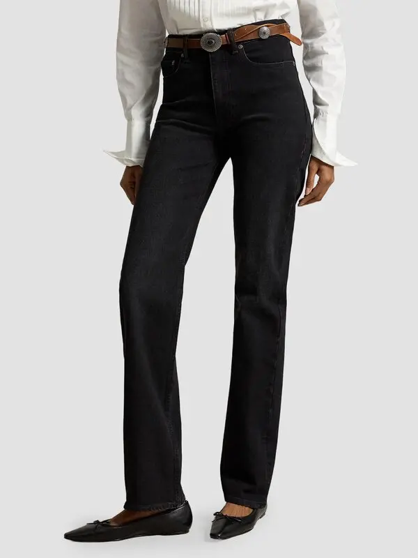 Polo Ralph Lauren High-rise Relaxed Straight-leg Jeans