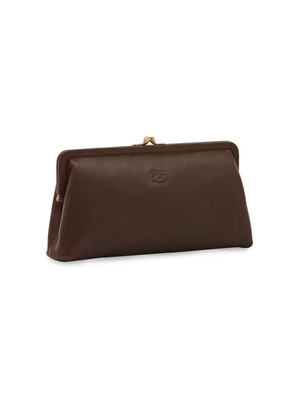 Il Bisonte Manuela Leather Clutch