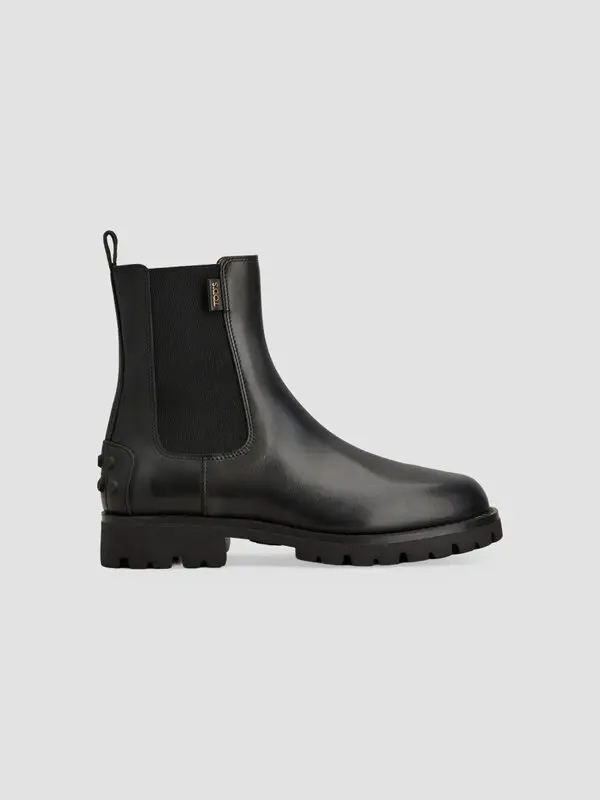 TOD'S 30mm Leather Ankle Boots