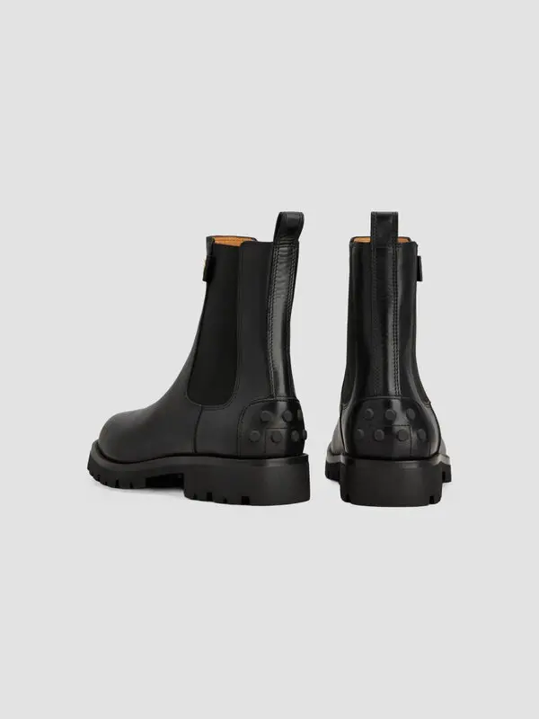 TOD'S 30mm Leather Ankle Boots