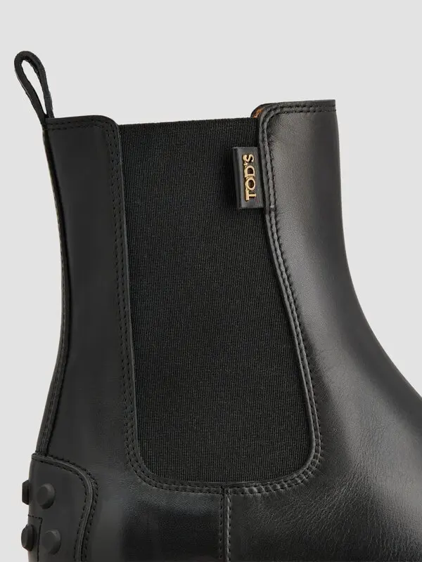 TOD'S 30mm Leather Ankle Boots