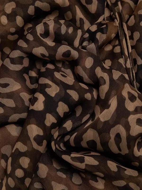 Ramy Brook Alayna Leopard Print Cover-up Pants