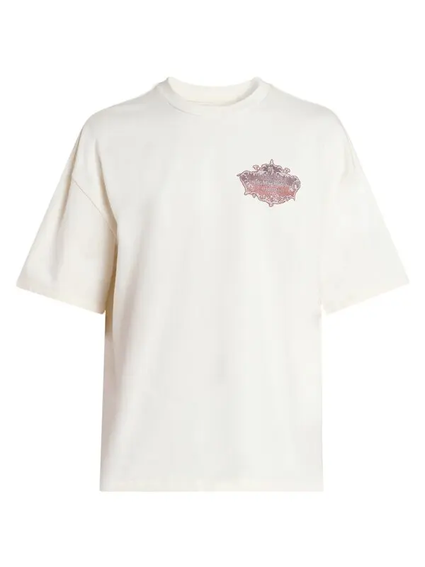 Amiri Chateau Crest Logo Oversized T-shirt