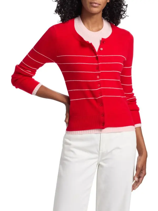 Derek Lam 10 Crosby Vernon Double-layer Shrunken Cardigan
