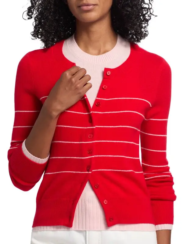 Derek Lam 10 Crosby Vernon Double-layer Shrunken Cardigan