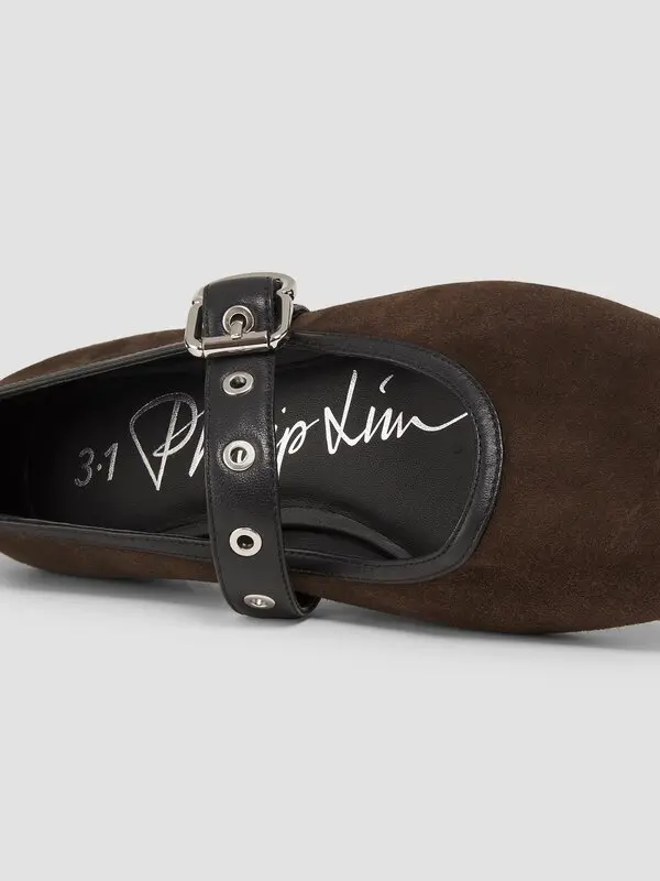 3.1 Phillip Lim Id Suede Mary Janes