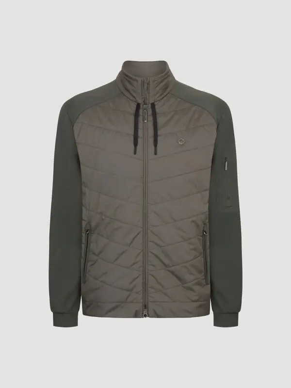 Stefano Ricci Quilted Hybrid Full Zip Sport Jacket