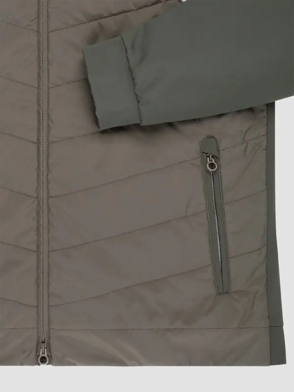 Stefano Ricci Quilted Hybrid Full Zip Sport Jacket