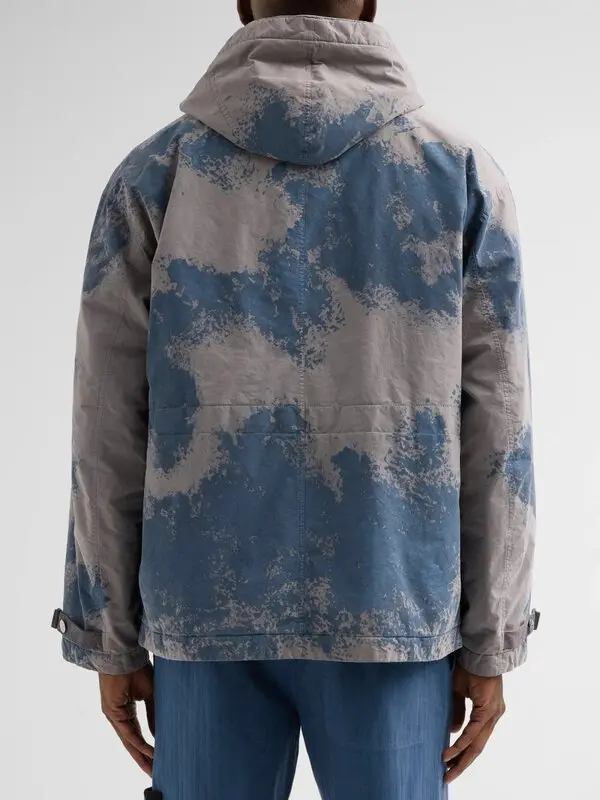 Stone Island David Light Hand-painted Short Parka