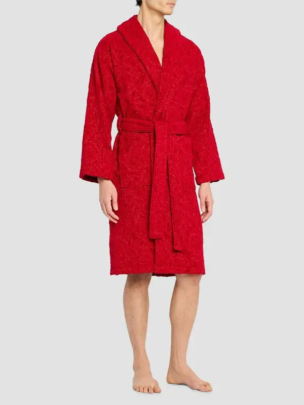 Versace Barocco Cotton Bathrobe