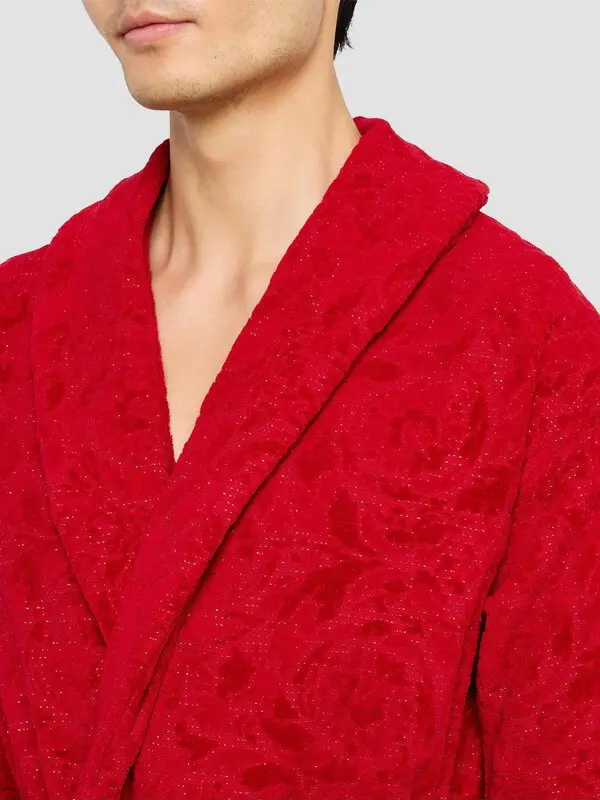 Versace Barocco Cotton Bathrobe