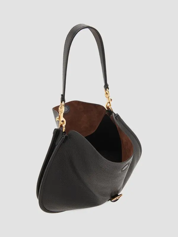 Etro Xl Pony Tumbled Leather Crossbody Bag