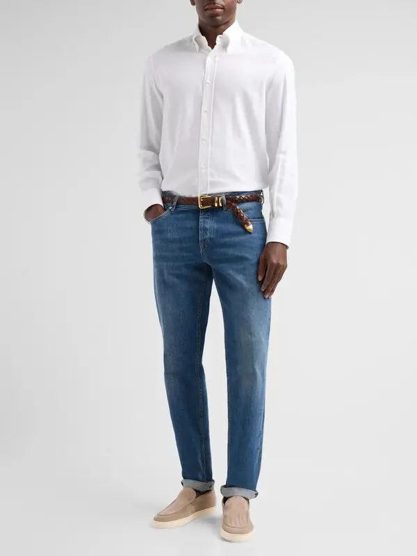 Brunello Cucinelli Suede Slip-on Low-top Sneakers