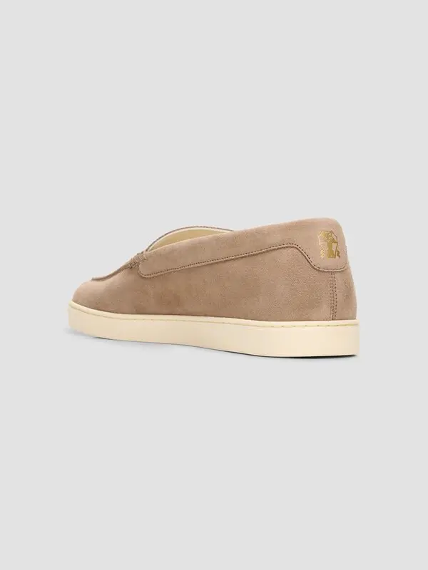 Brunello Cucinelli Suede Slip-on Low-top Sneakers