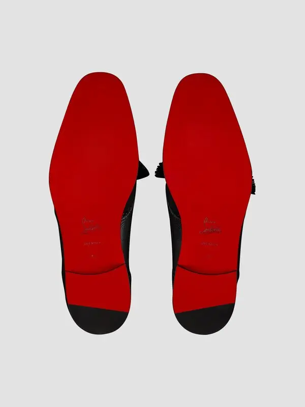 CHRISTIAN LOUBOUTIN Grave Moc Leather Loafers