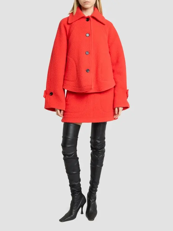 Proenza Schouler Clarice Casentino Virgin Wool-blend Jacket
