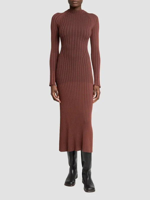 Proenza Schouler Roux Ribbed Midi Dress