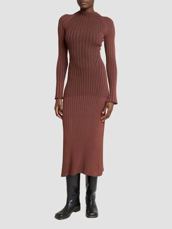 Proenza Schouler Roux Ribbed Midi Dress