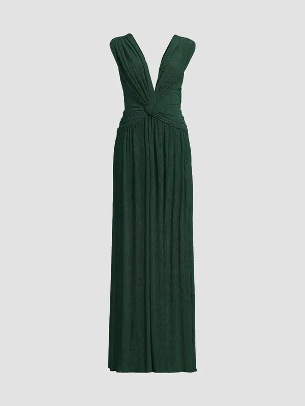 Black Halo Eliora Ruched Gown